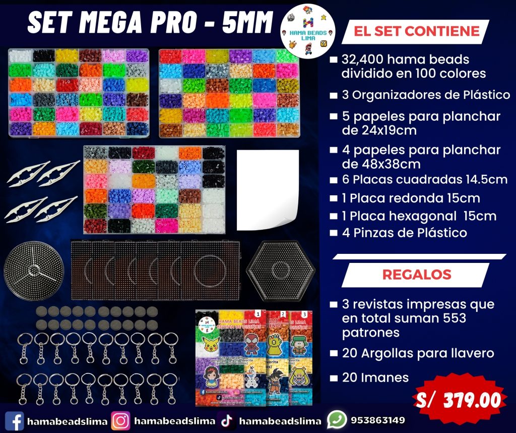 Set Mega Pro – HamabeadsLima